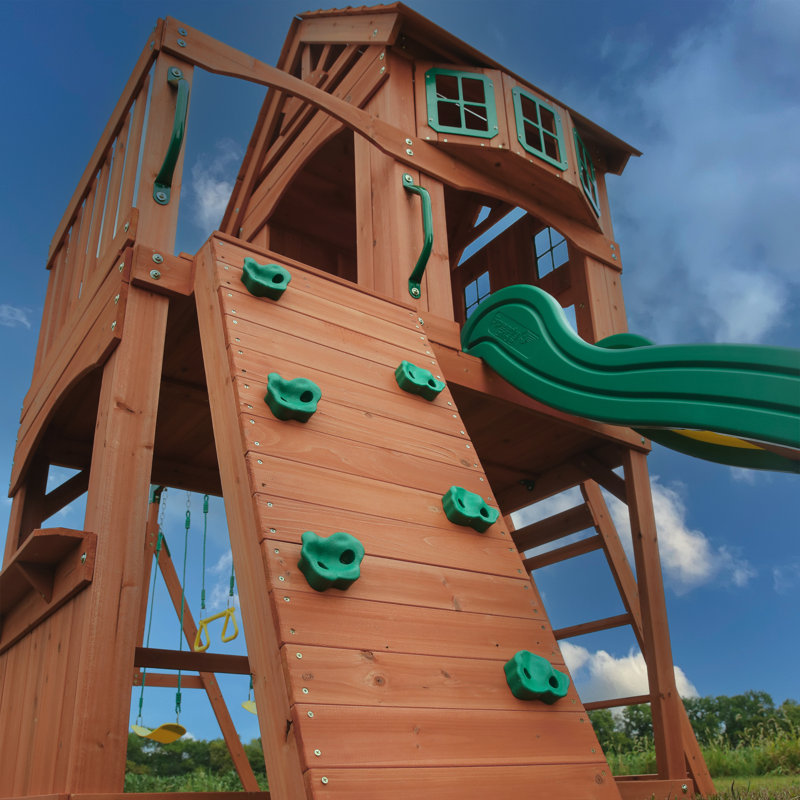 Backyard Discovery Atlantis All Cedar Wooden Swing Set